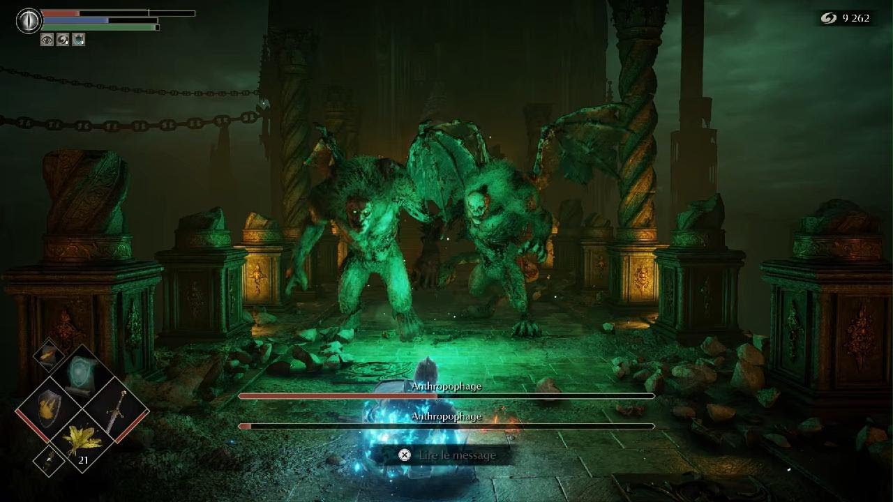 Demon's Souls - Maneater Boss (Level 3-2) Magic Build - YouTube
