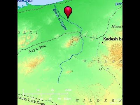 Wadi El-Arish/River of Egypt/Sihor: Southern Border of Israel - YouTube