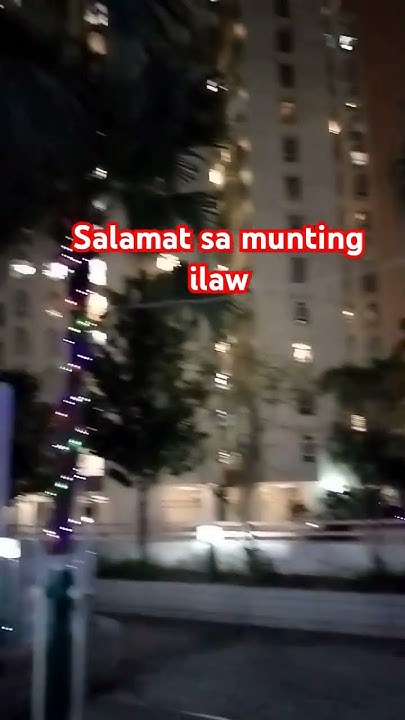 Salamat sa munting ilaw #christmaslights - YouTube