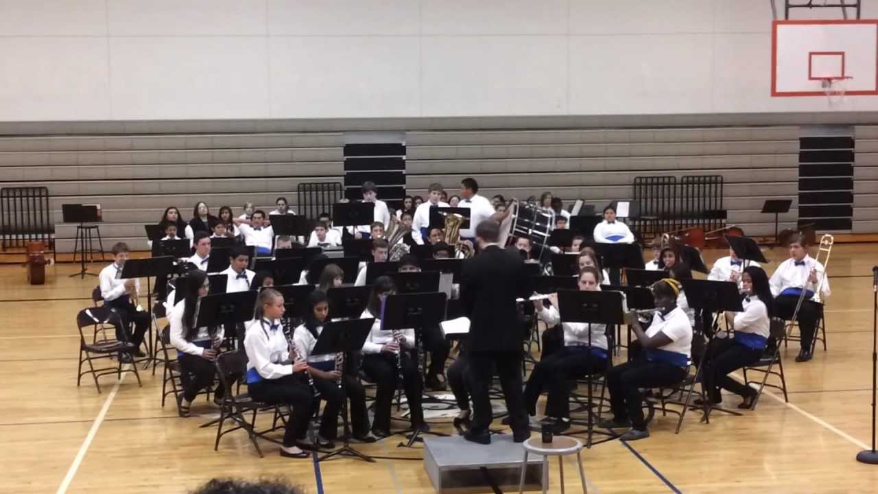 Houck middle school Advanced band 10/18/2012 - YouTube