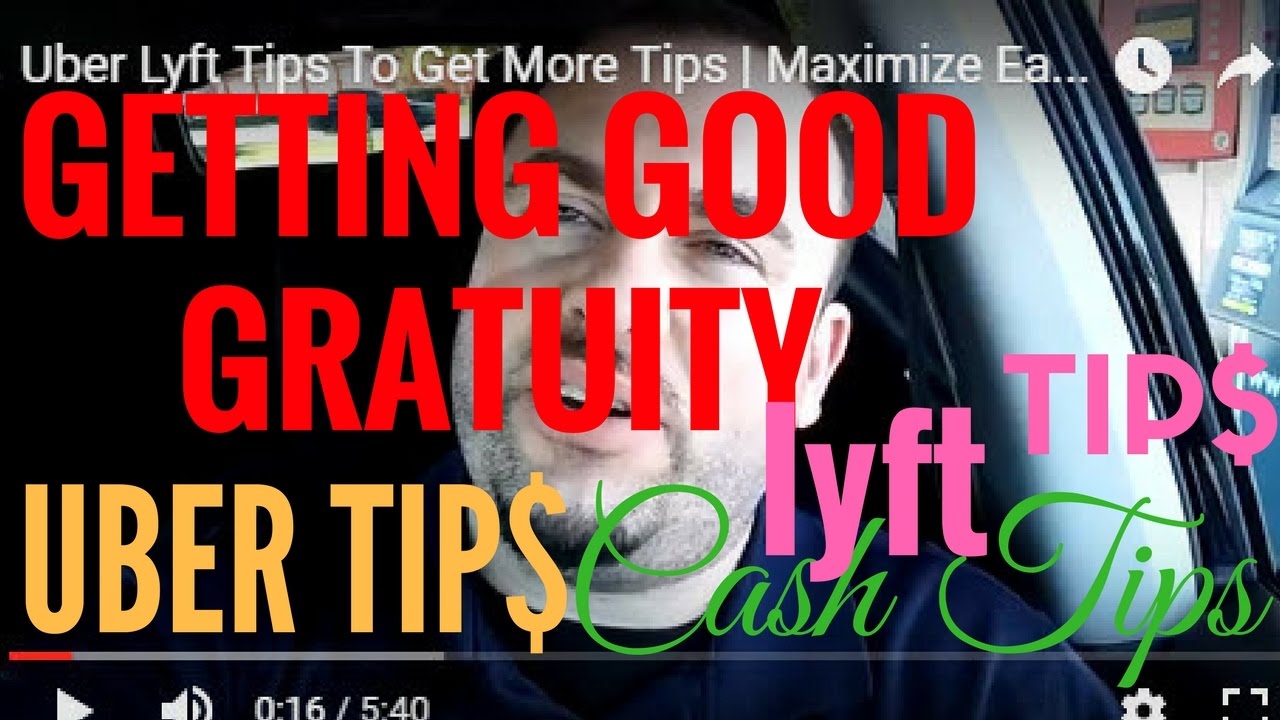 Uber Lyft Tips To Get More Tips | Maximize Earnings - YouTube