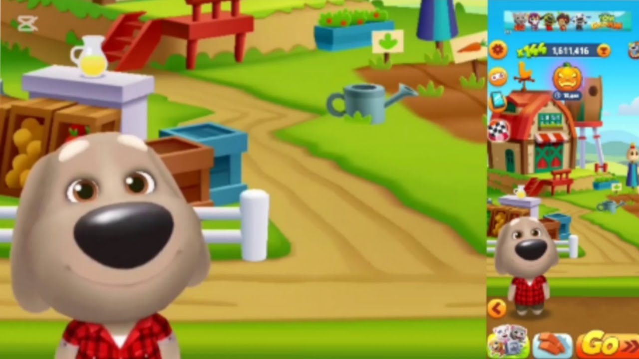 Talking Tom Gold Run - Ben - 2 x Gameplay Android and IOS - YouTube