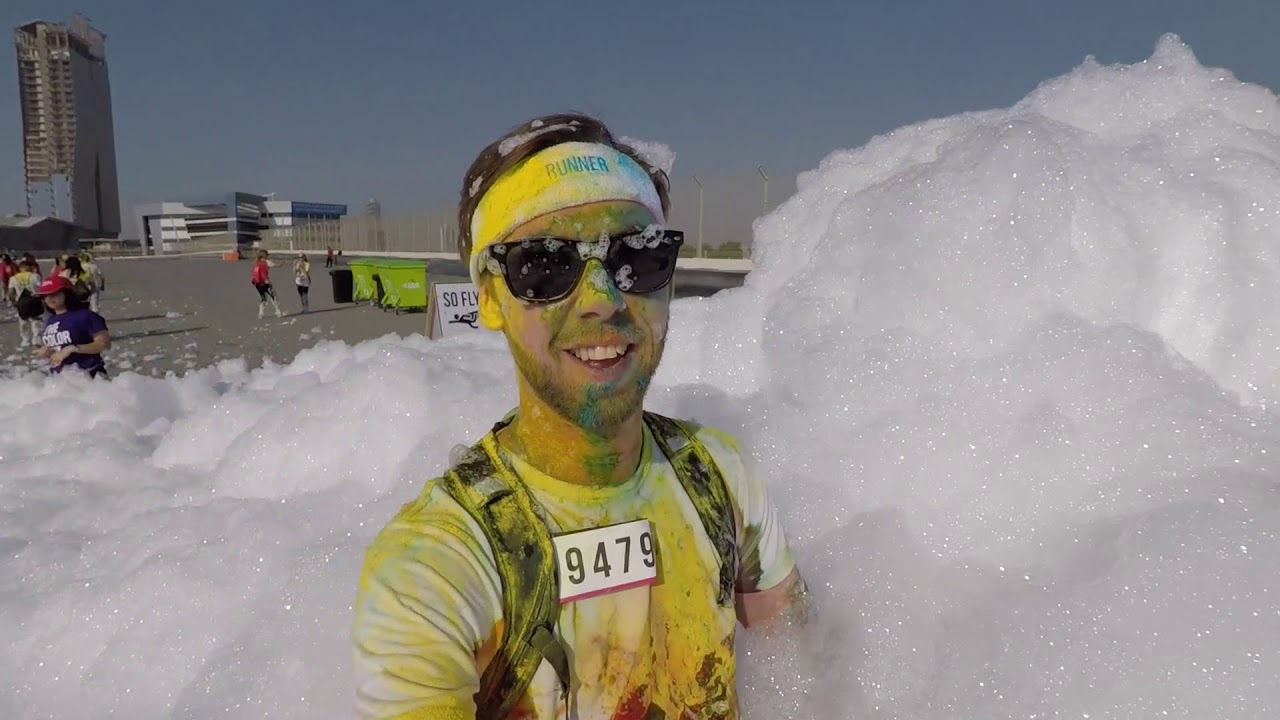 Colour Run - Dubai 2018 - YouTube