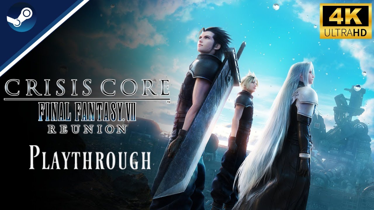Crisis Core Final Fantasy VII Reunion [4K ULTRA 60FPS] - No Commentary ...
