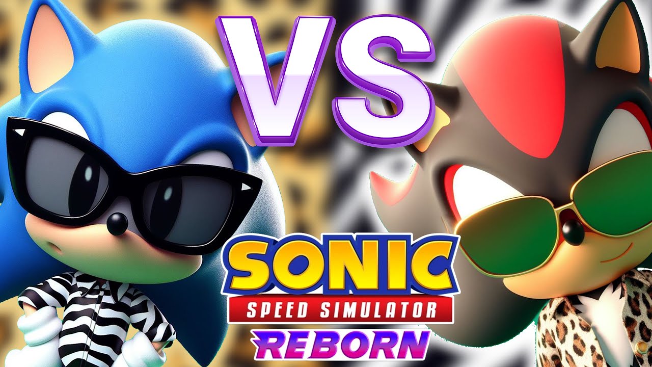 ZEBRA SONIC VS CHEETAH SHADOW EVENT in Sonic Speed Simulator - YouTube
