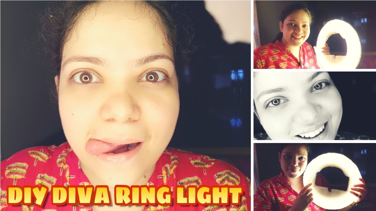 Make your own diva ring light - DIY - YouTube