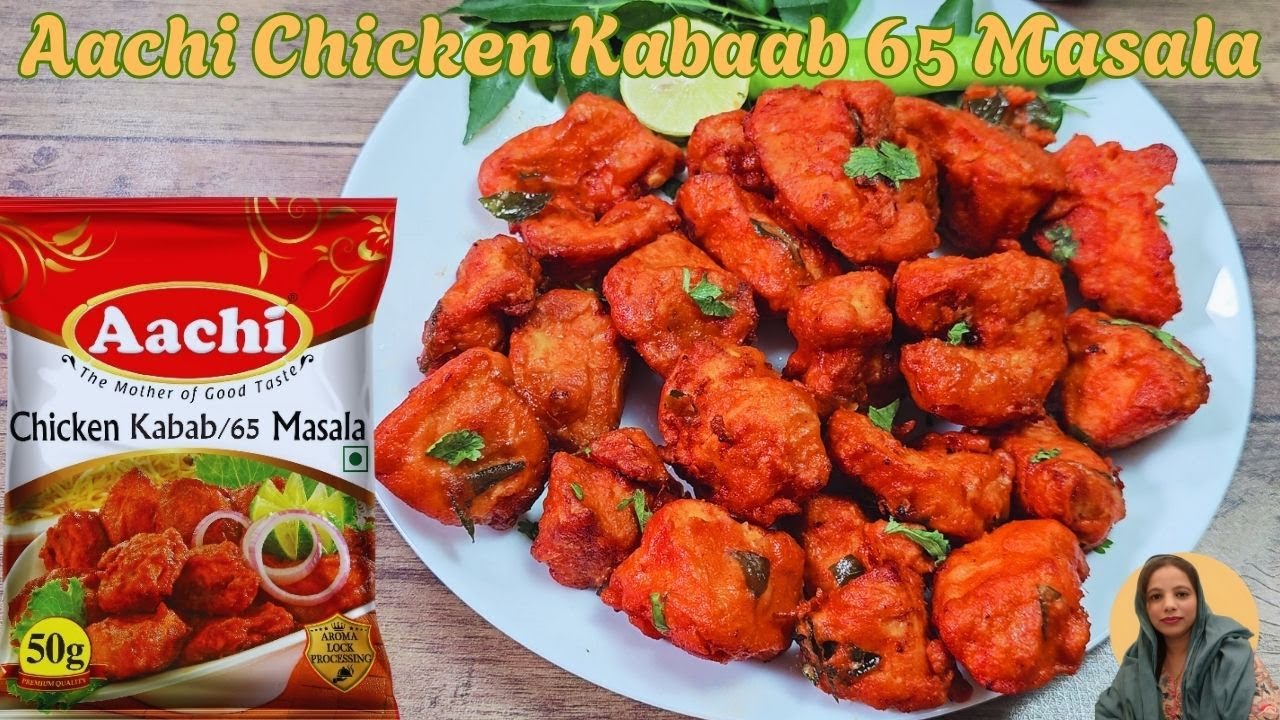 Aachi Chicken Kabaab 65 Masala Recipe |Achi Chicken Kabaab 65 Masala ...