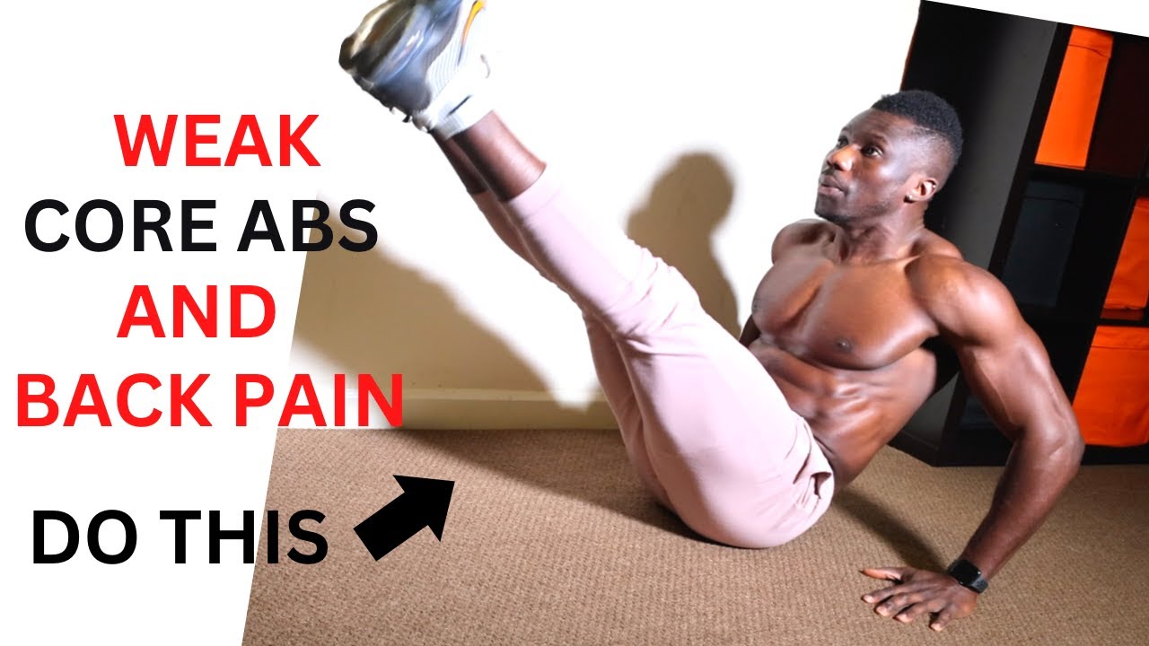 Weak core Abs ( Back pain ) Do this exercises Out home Gym and ...