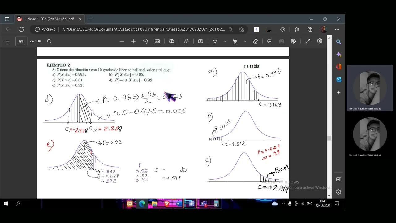 curva normal y t student en STATA - YouTube