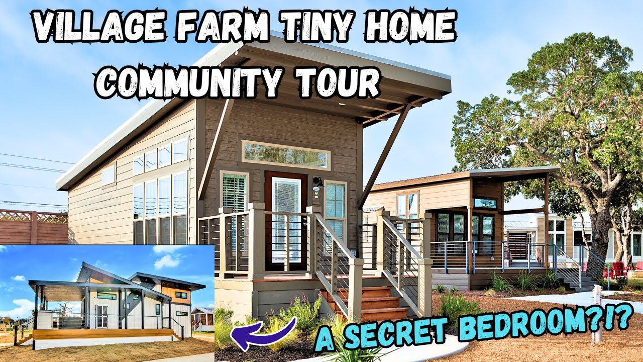 Village Farm Tiny Home Community in Austin, Texas (Full Tour) - YouTube