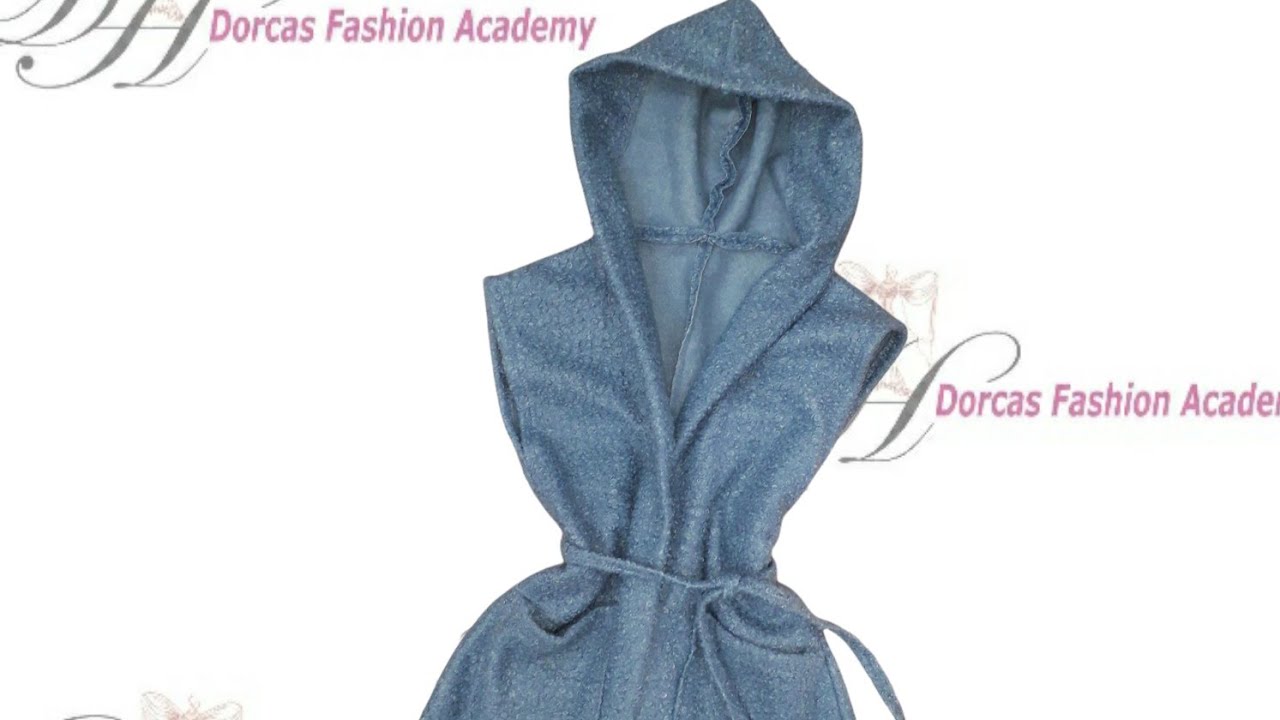 How to make a Sleeveless Hoodie - YouTube