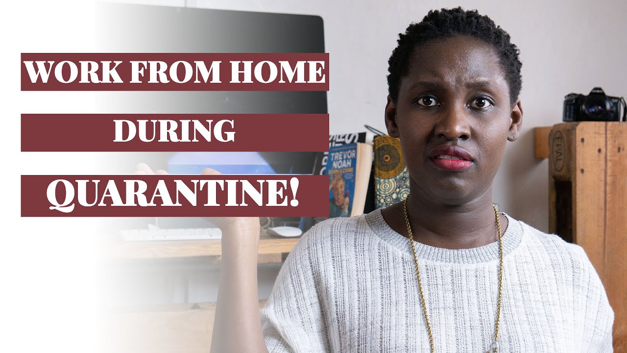 How to WORK FROM HOME during QUARANTINE - YouTube