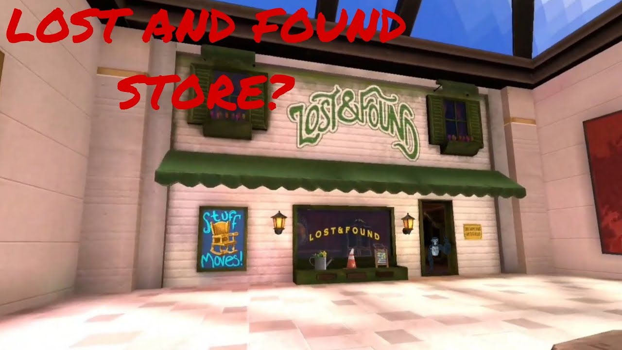 NEW LOST & FOUND STORE IS OPEN!!! (Prop haunt update review) - YouTube
