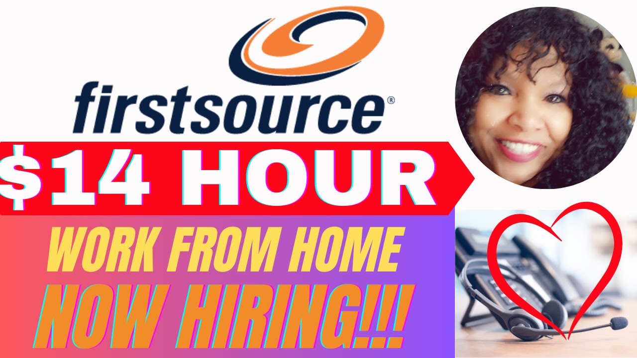 Earn $560 A WEEK |FIRSTSOURCE WFH Jobs | ️ #workfromhome - YouTube