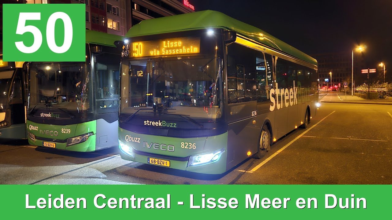 Qbuzz lijn 50: Leiden Centraal - Lisse Meer en Duin | Qbuzz ZHN ...