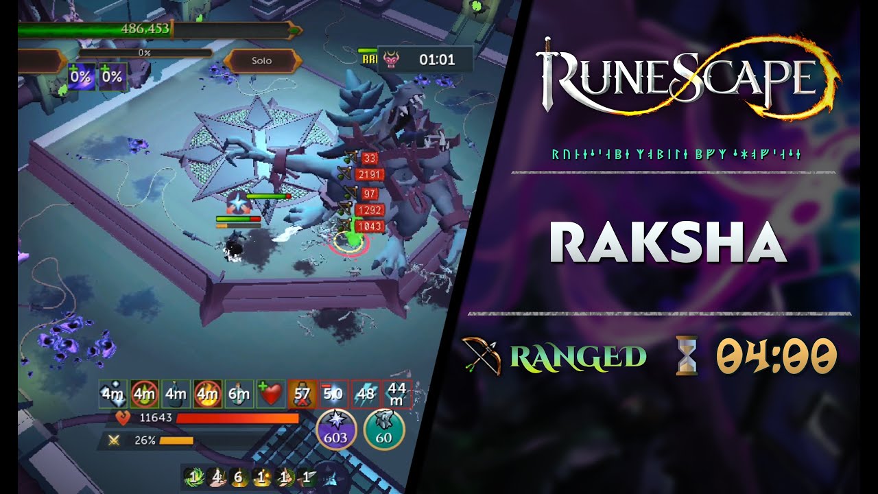 Raksha, the Shadow Colossus (Ranged) | RuneScape Mobile PVM - YouTube