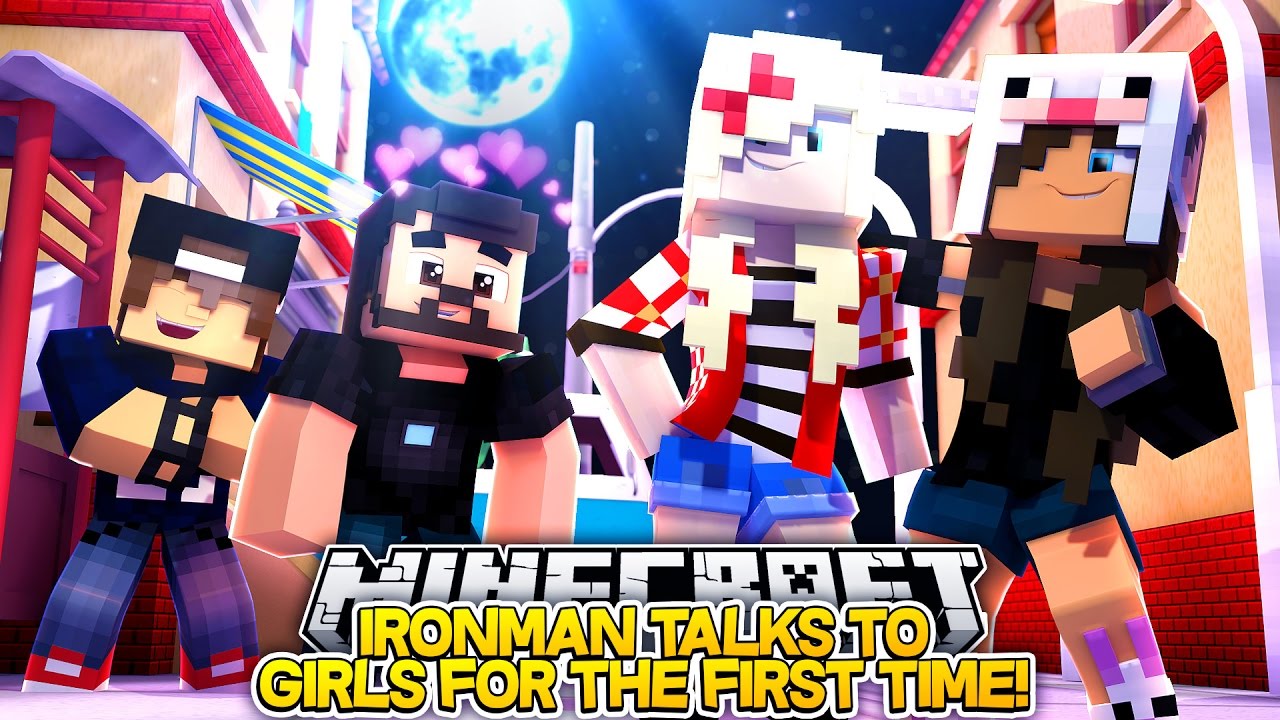 Minecraft Adventure - IRONMAN ASKS A GIRL OUT ON A DATE!! - YouTube