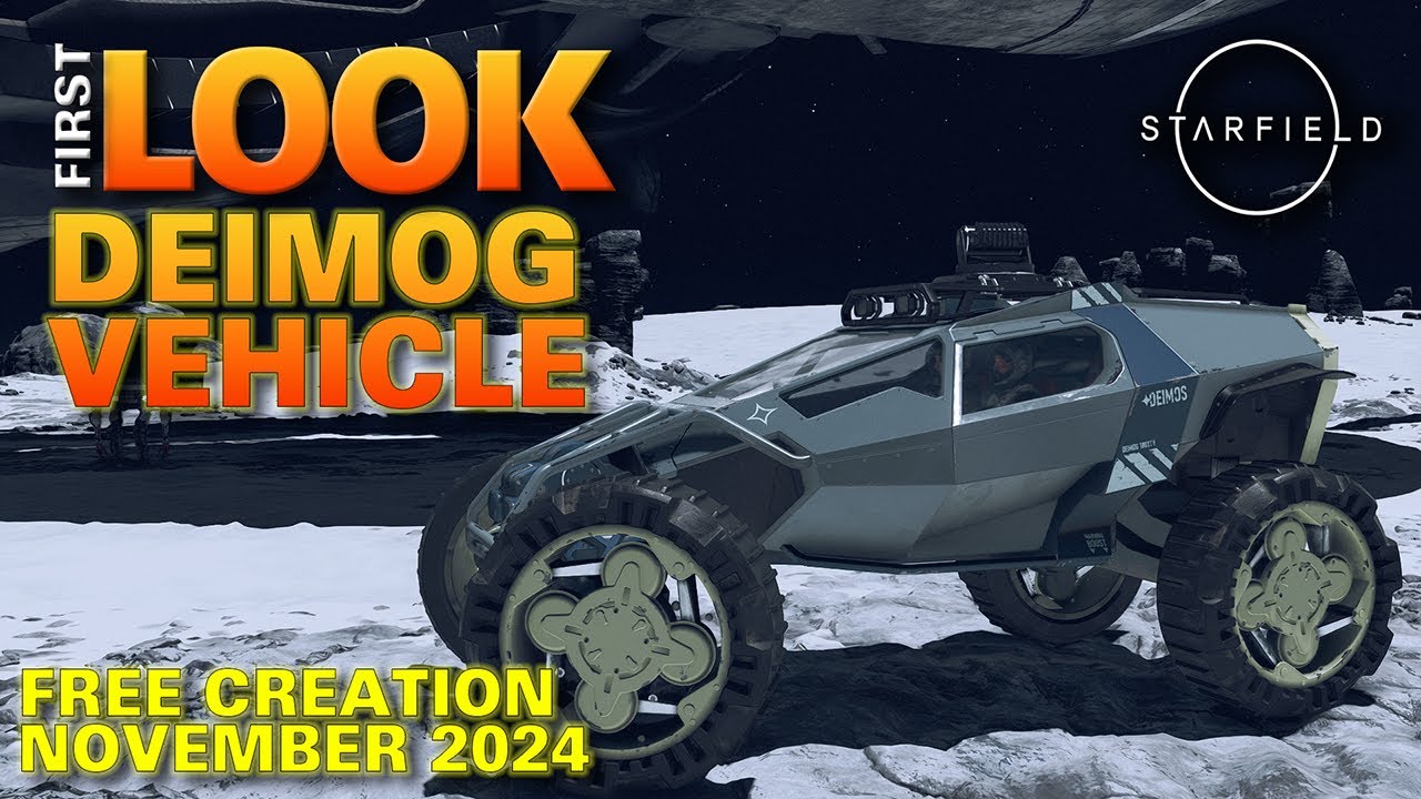 Starfield - Free Vehicle - Deimog - First Look - YouTube
