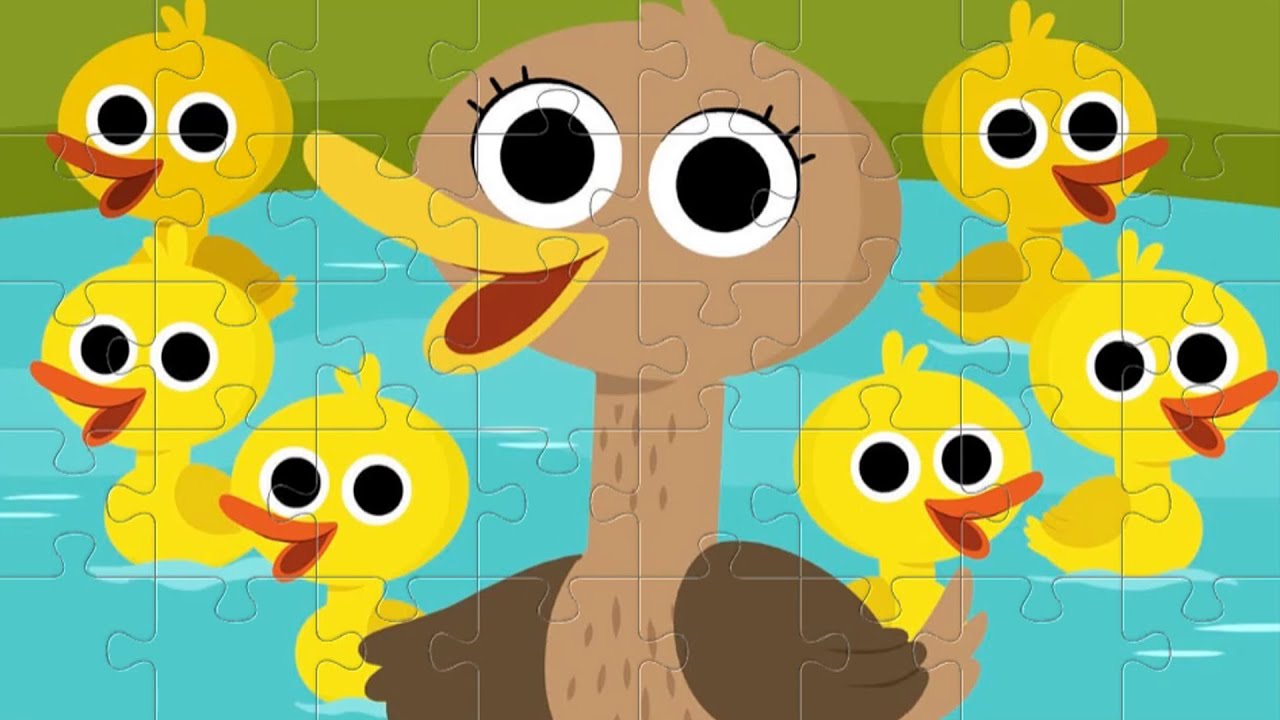 Six Little Ducks - Super Simple Songs - Mrs Puzzle - YouTube