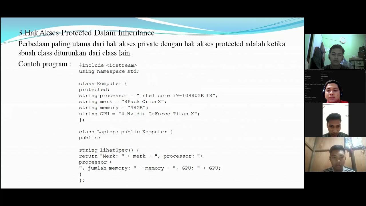 Tugas Kelompok 5 - Contoh Program Penerapan Teori Inheritance dan ...