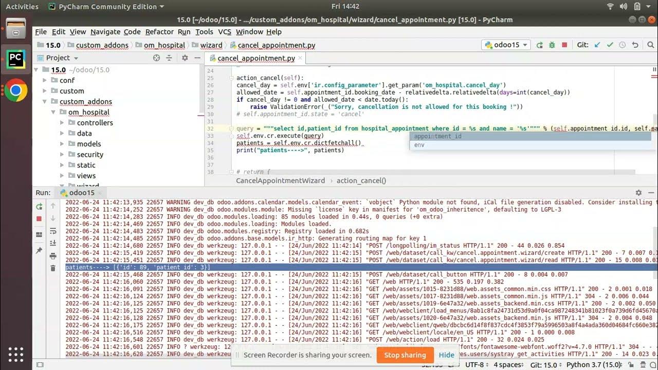 How To Execute Sql Queries In Odoo Query Execution In Odoo Youtube
