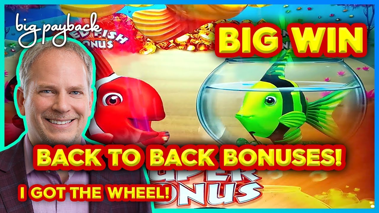 BACK TO BACK BONUSES! Gold Fish Deluxe Slots - HOT NEW GAME! - YouTube