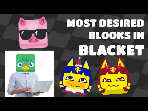Most DESIRED Blooks in Blacket - YouTube