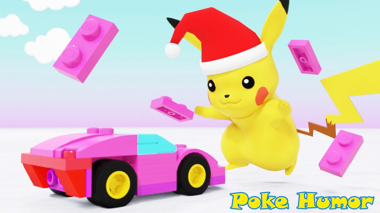 LEGO POKEMON PIKACHU EPISODE BRICK BUILDING TOY CAR - YouTube