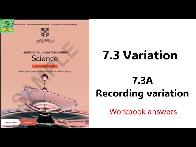 Cambridge Lower Secondary Science Workbook 8