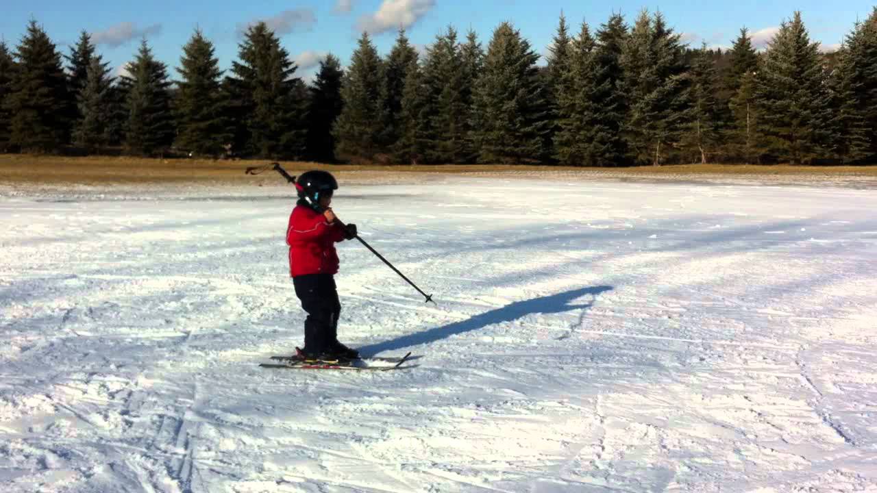 skiing at maple ridge 2 - YouTube