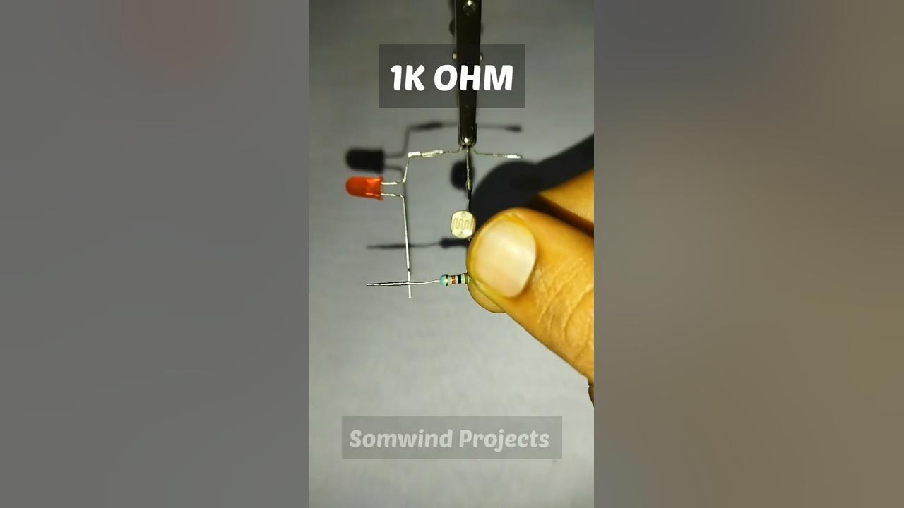 Light Sensor Circuit Using Ldr And Bc 547 Transistor ️ Shorts Lightsensor Trending Youtube