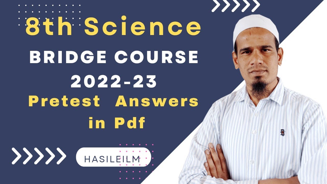 8th Bridge Course 2022-23 Science Pretest Answers In Pdf By HasilEilm ...