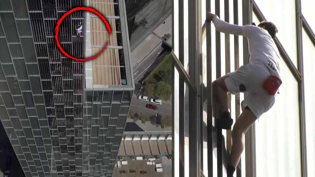 Free Climber Scales 380-Foot Skyscraper Without Safety Gear - YouTube