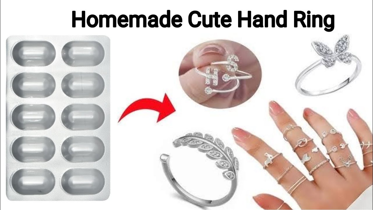 Diy Ring Idea/How to make Ring/Homemade Ring/Couple Love Rings/Make ...