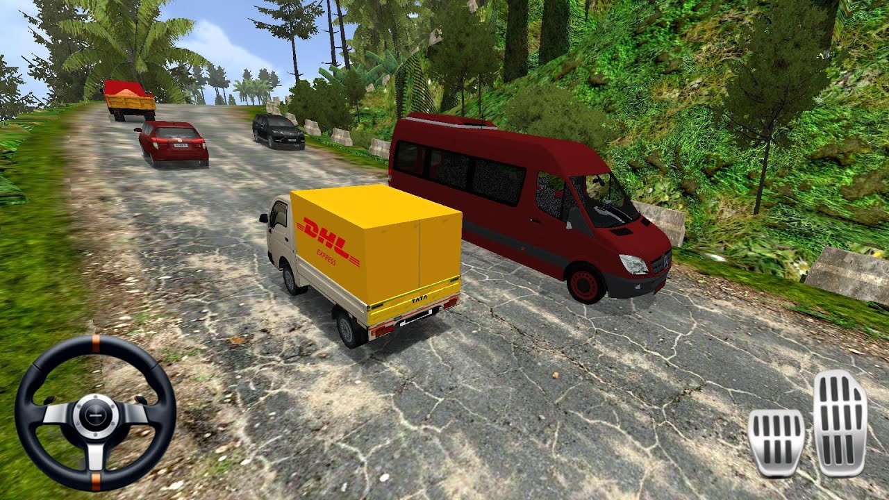 Bus Simulator Indonesia Mercedes benz van Mod Bussid Gameplay - Offroad ...