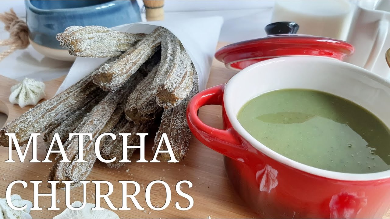 Matcha churros | Air fryer - YouTube