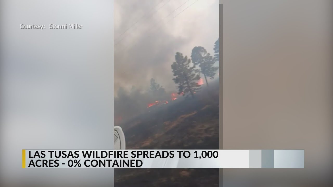 Las Tusas Fire near Sapello prompts closures, evacuations - YouTube