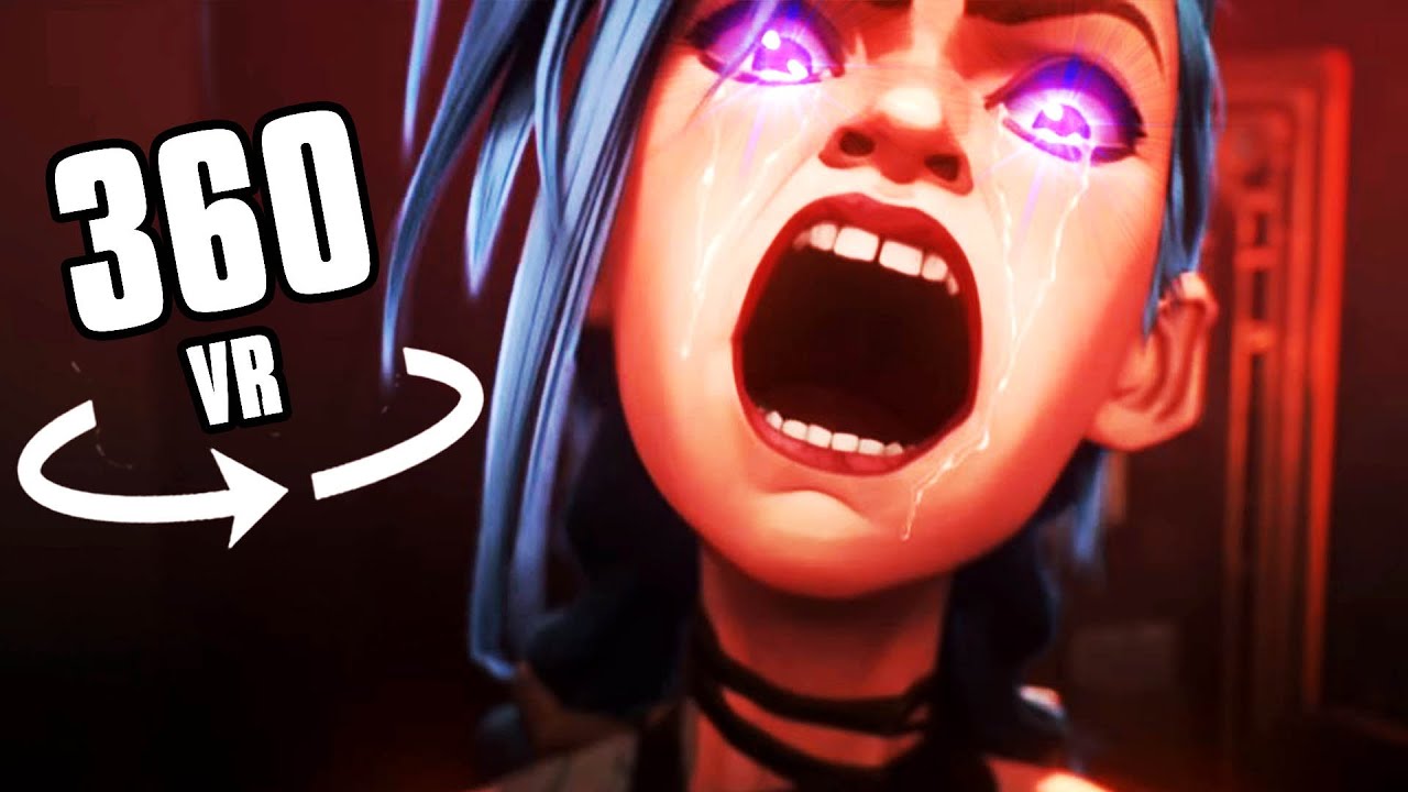 360° VR - Arcane | JINX kidnaps YOU! - YouTube