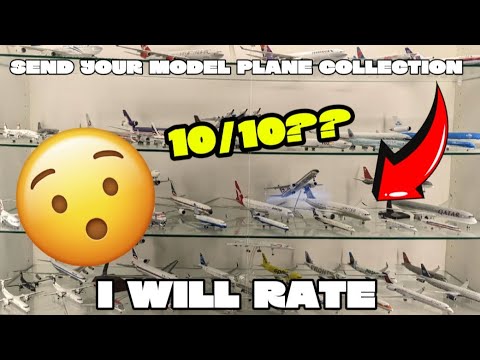 Model plane collection competition! - YouTube