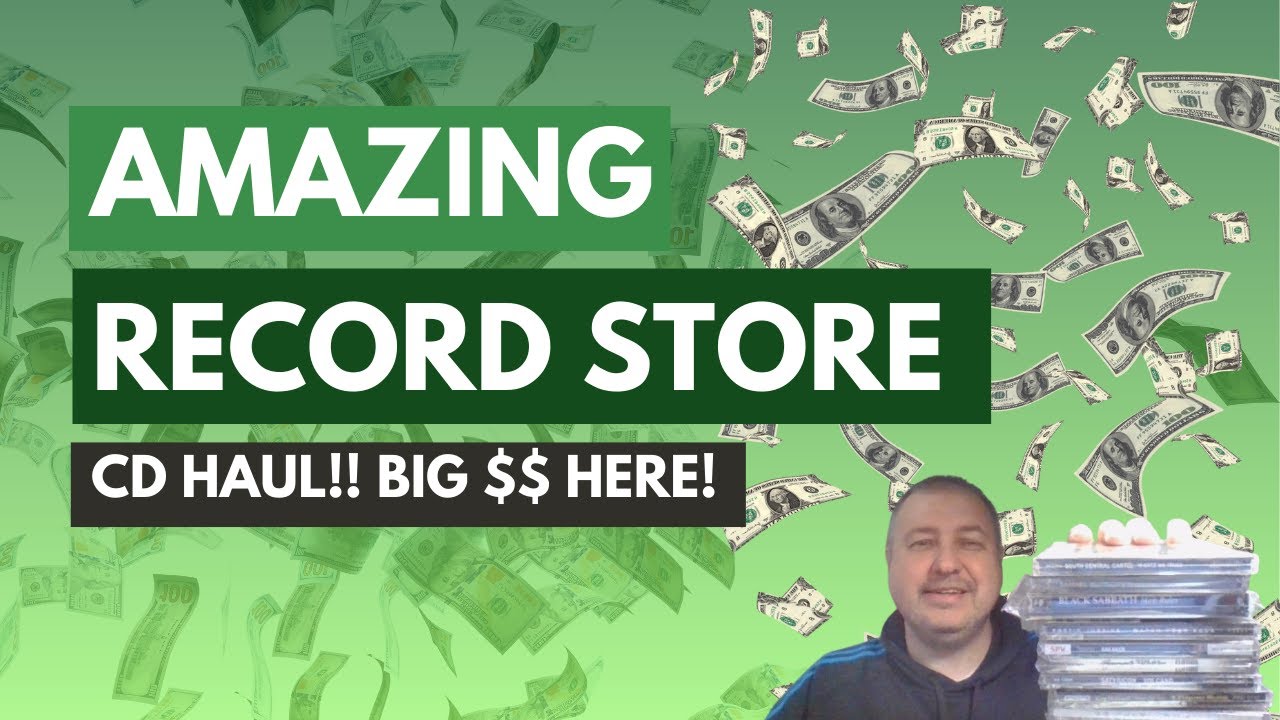 An amazing Record Store CD Haul! Big Money Here! - YouTube