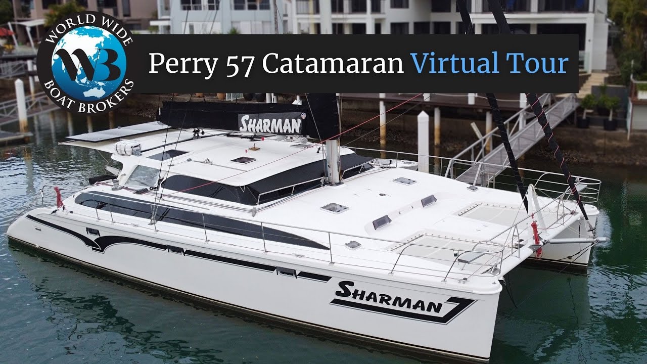 Perry 57 Catamaran - Virtual Tour - YouTube