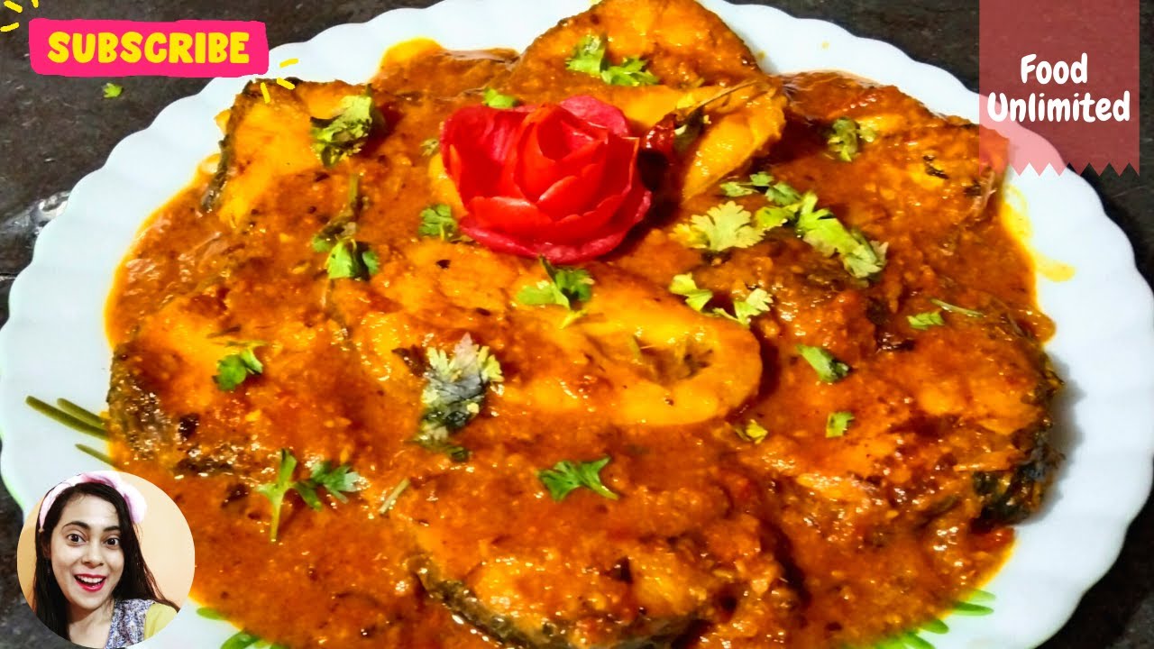 Ruhi fish curry/Rui kaliya/Ruhi macher kalya/Bengali fish recipe/Fish ...