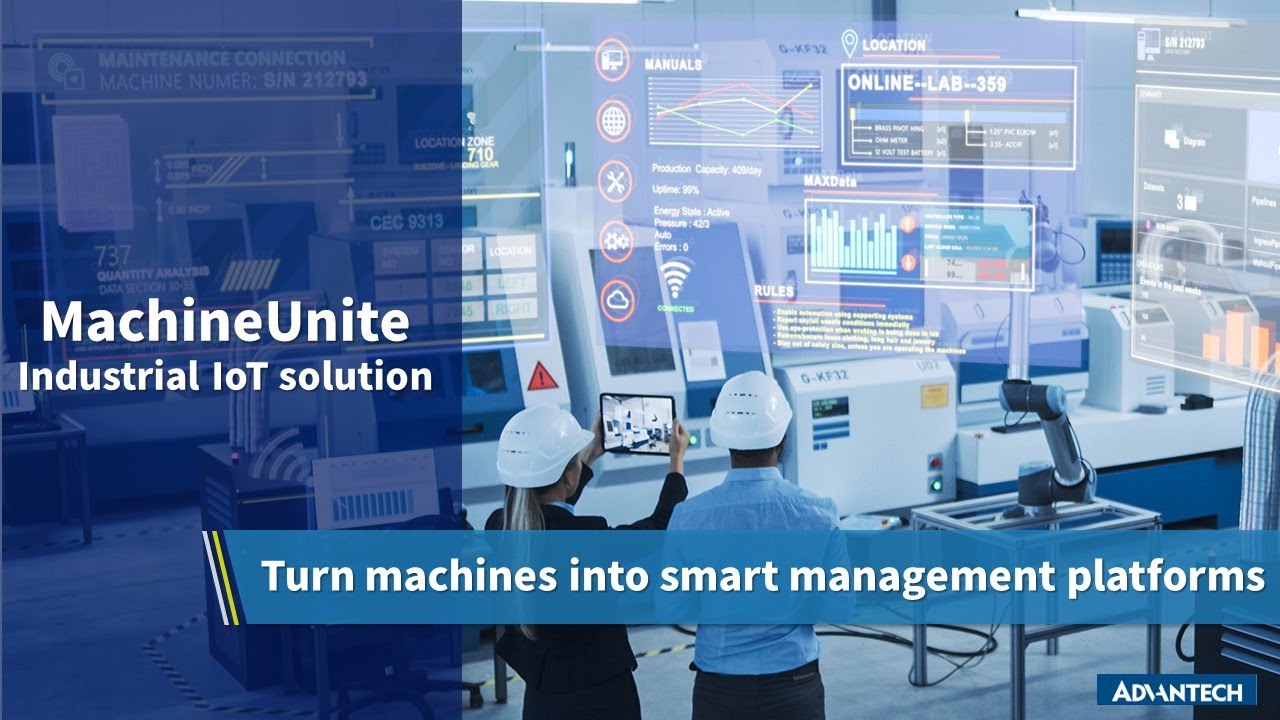 MachineUnite solution introduction for machine management - YouTube