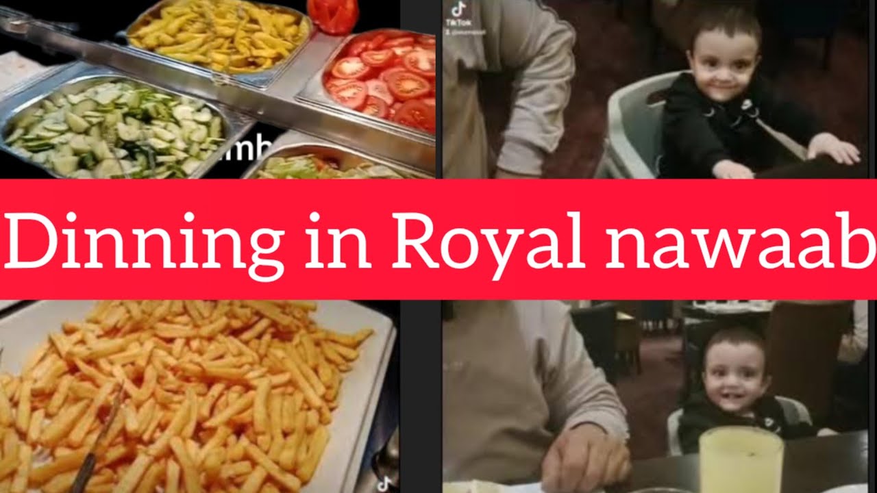 dinning in Royal Nawaab restaurant || buffet || Manchester City || Anas ...