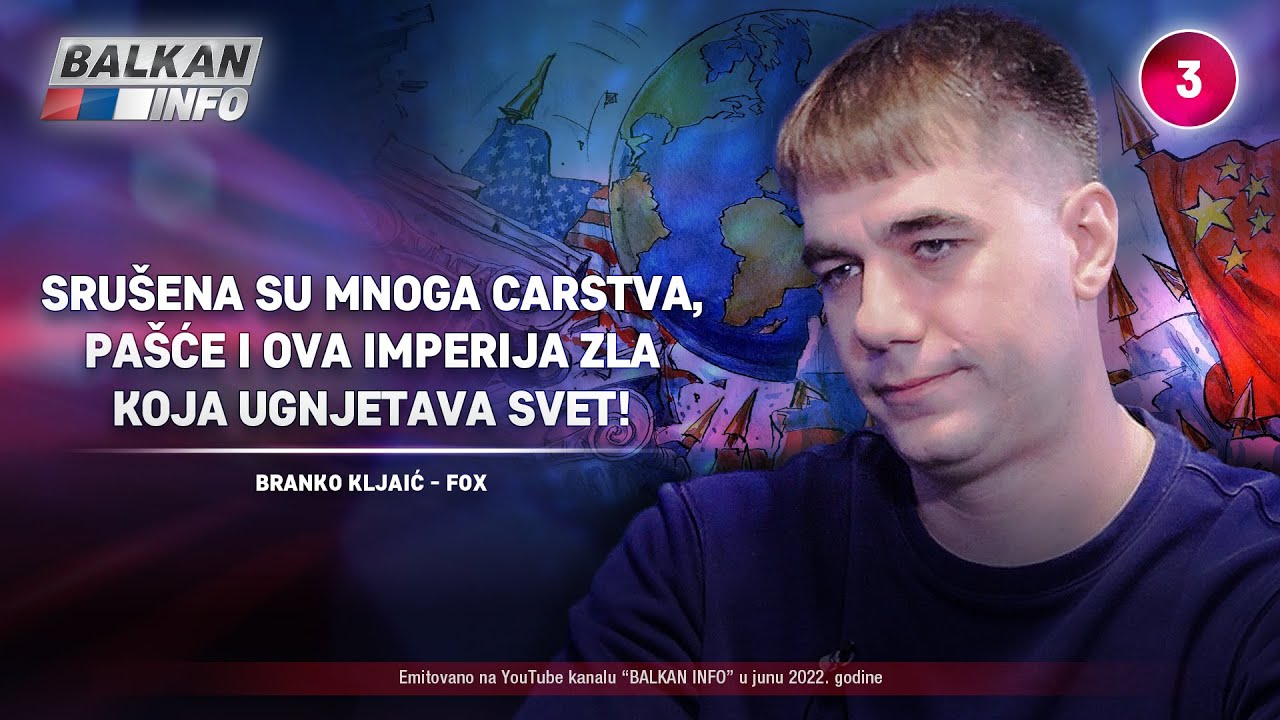 INTERVJU: Fox - Srušena su mnoga carstva, pašće i ova imperija zla koja ...