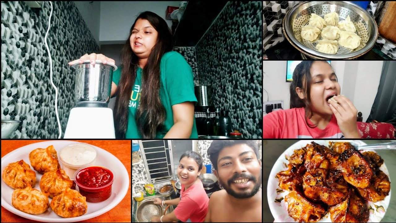 I made four types of momo 😱 - YouTube