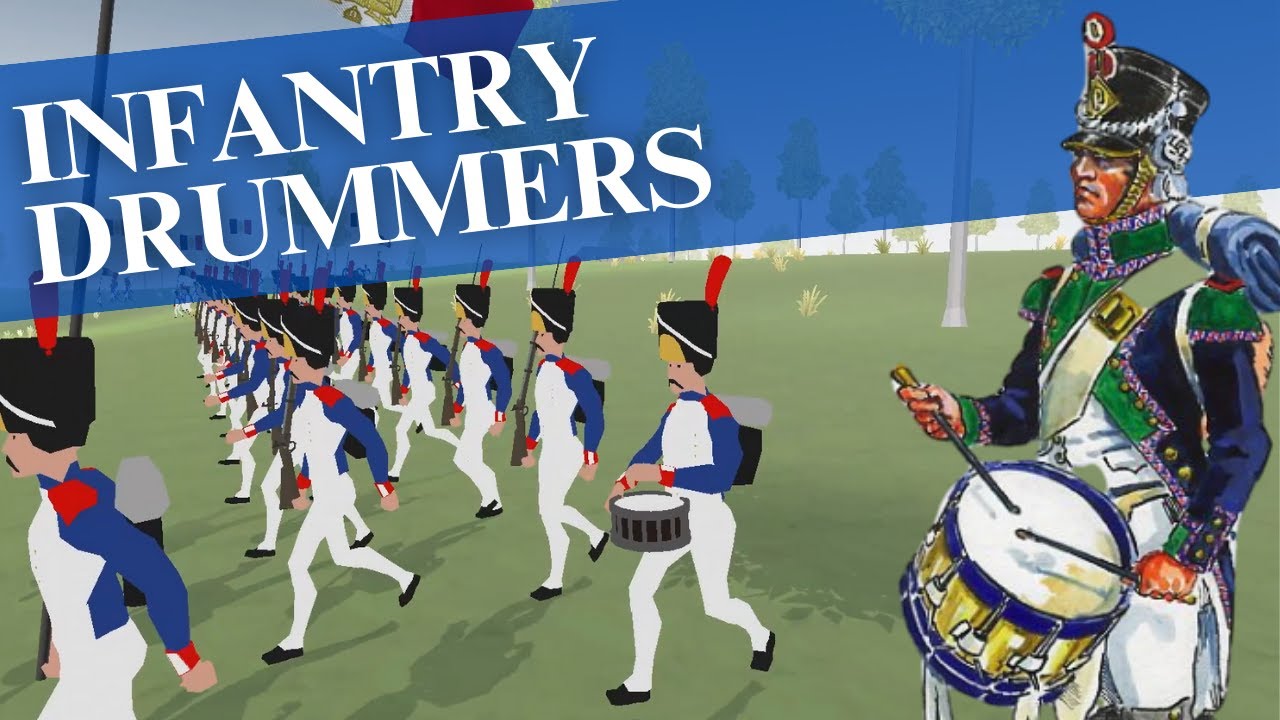 Drummers For Infantry Regiments - Napoleonic Wars - YouTube