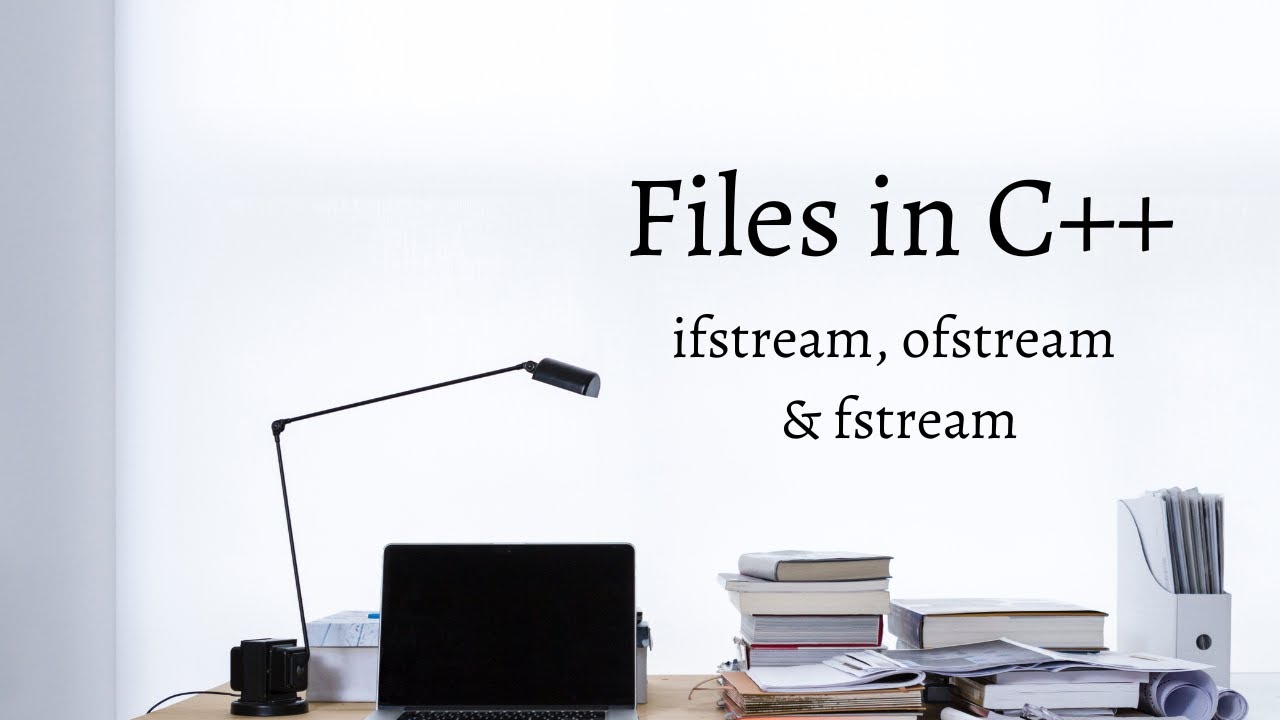 Files in C++ complete video - YouTube