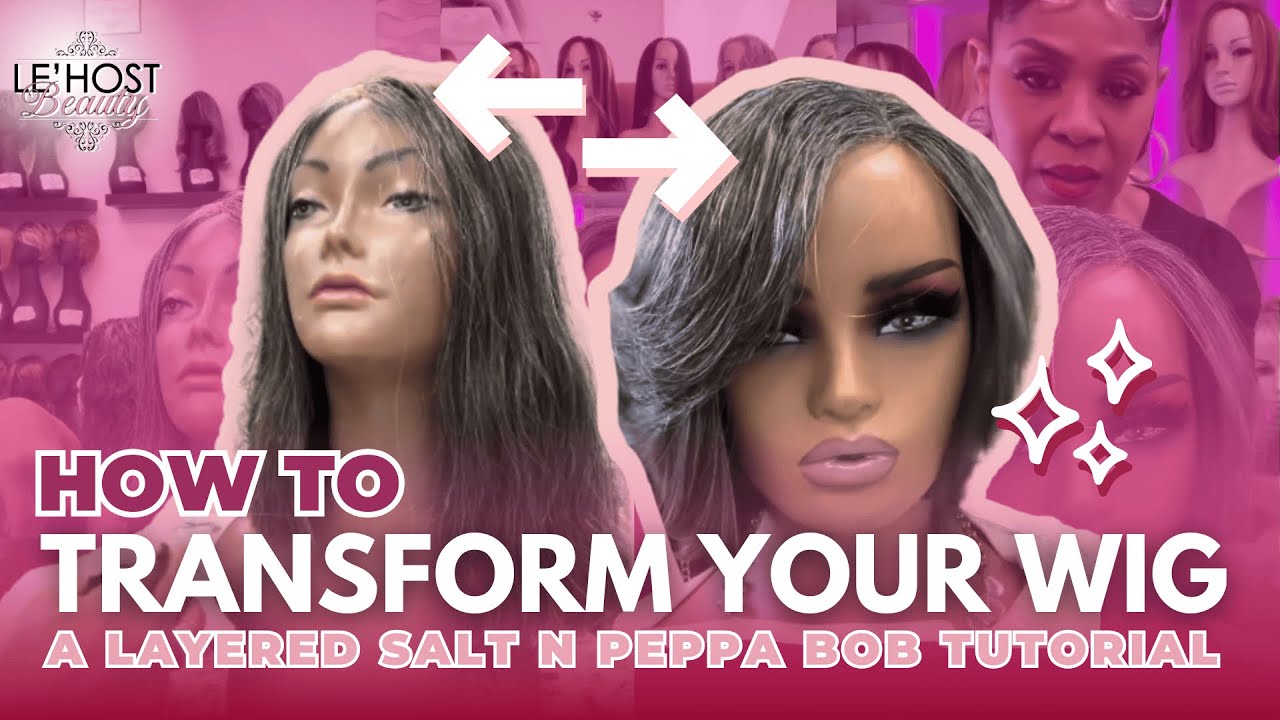 How to Layer & Style Custom Indian Wigs | Wig Cutting Tutorial # ...