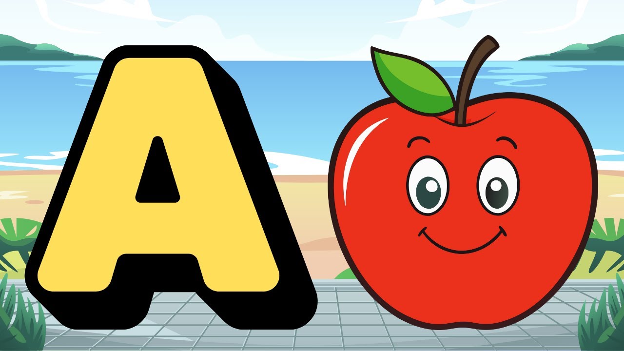 A for Apple | ABC Phonic Song | Toddler Learning Video Songs | Kids ...